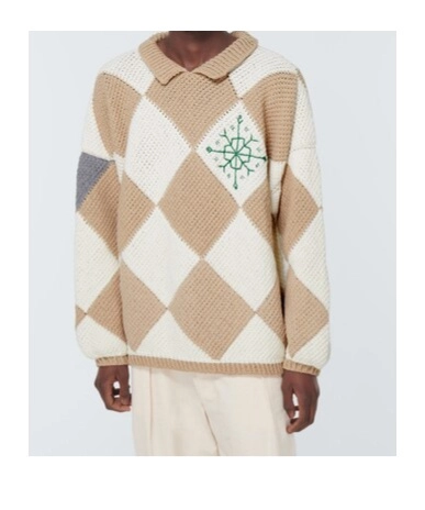 ADISH Jacquard Cotton Sweater