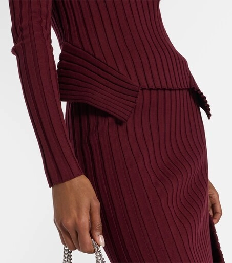 Stella McCartney Ribbed-knit Cotton Top