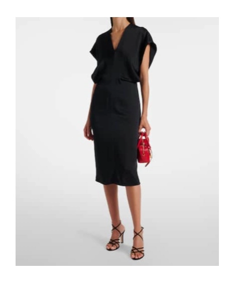 Stella McCartney Satin Midi Dress