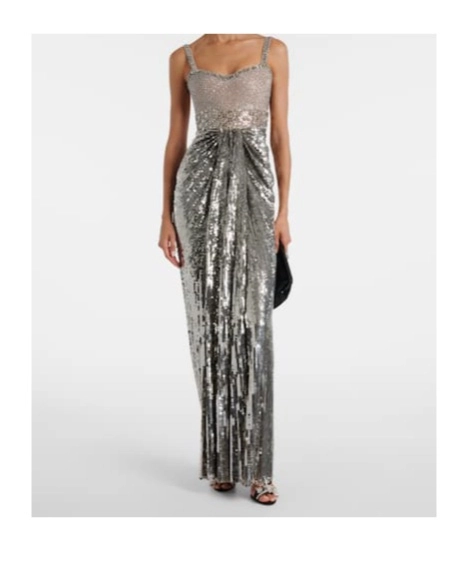 Jenny Packham Only You Beaded Sequined Tulle Gown