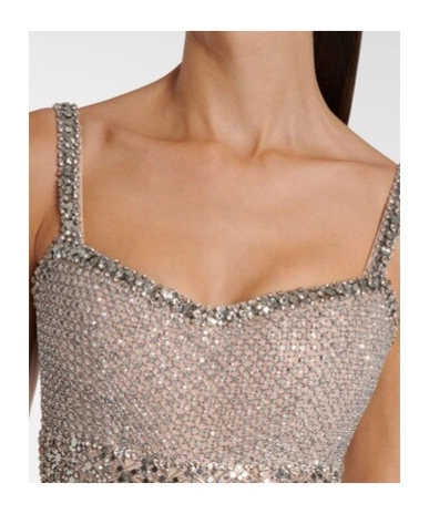Jenny Packham Only You Beaded Sequined Tulle Gown