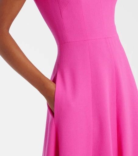 EMILIA WICKSTEAD Malinda Wool Crepe Gown