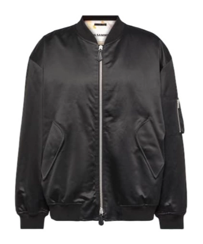 JIL SANDER Cotton Blouson Bomber Jacket