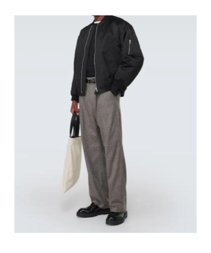 JIL SANDER Cotton Blouson Bomber Jacket