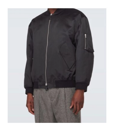 JIL SANDER Cotton Blouson Bomber Jacket
