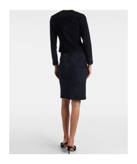 Stouls Astrid 24 Suede Cardigan - Black