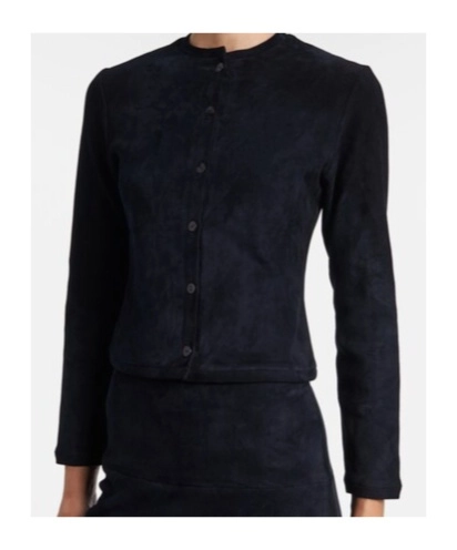 Stouls Astrid 24 Suede Cardigan - Black