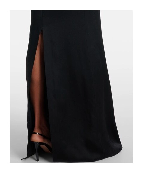 Stella McCartney Open-back Satin Maxi Dress