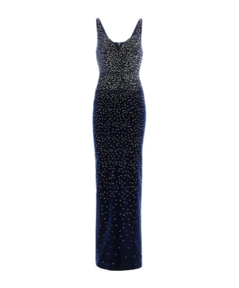 Alex Perry Singlet Crystal-embellished Velvet Gown