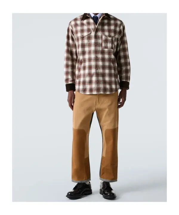Junya Watanabe Plaid Shirt-style Casual Jacket