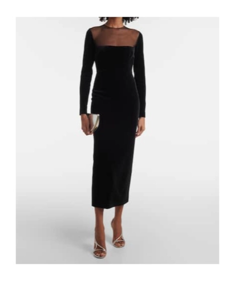 Alex Perry Velvet Minidress