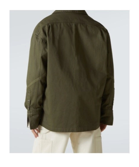 GREG LAUREN Casual Long-sleeve Cotton Jacket