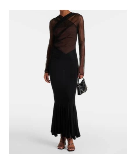 NENSI DOJAKA Zoe Flared Maxi Skirt