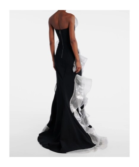 Maticevski Refraction Sequined Ruffled Gown
