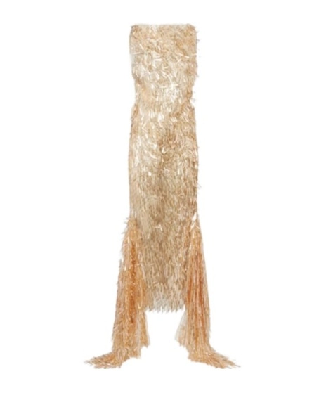 Maticevski Tiara Sequinned Asymmetric Gown