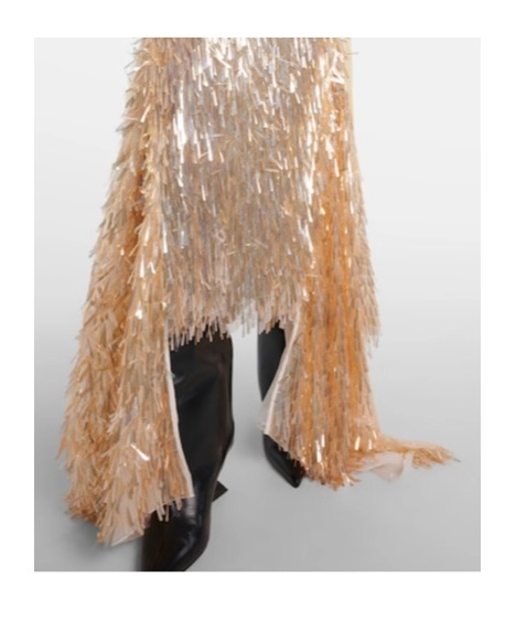Maticevski Tiara Sequinned Asymmetric Gown