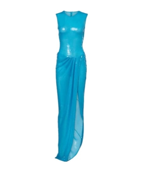 Alex Perry Asymmetric Sequined Gown