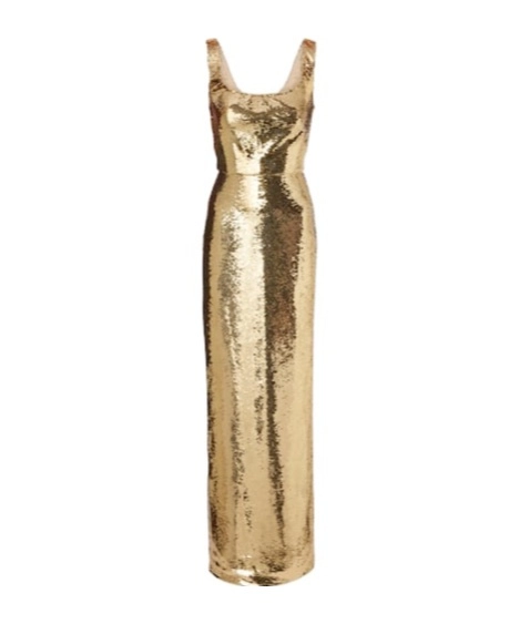 Monique Lhuillier Sequined Gown