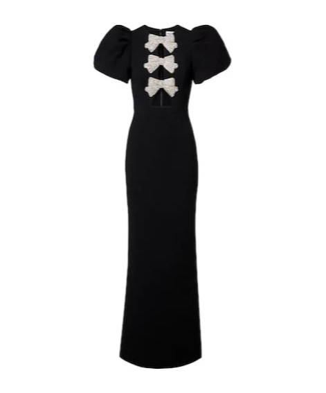 Rebecca Vallance Violetta Bow-detail Gown