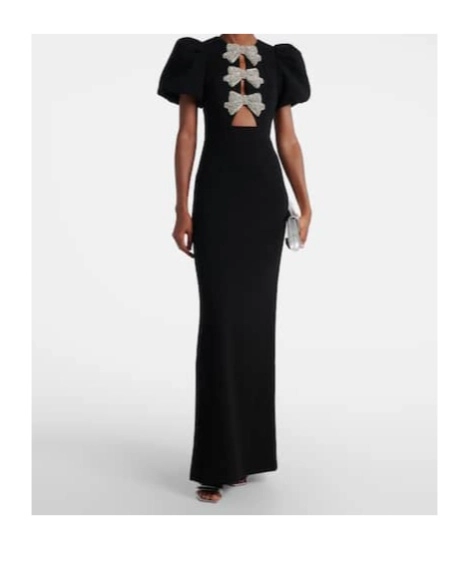 Rebecca Vallance Violetta Bow-detail Gown