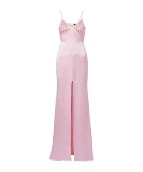 David Koma Sequined Satin Gown