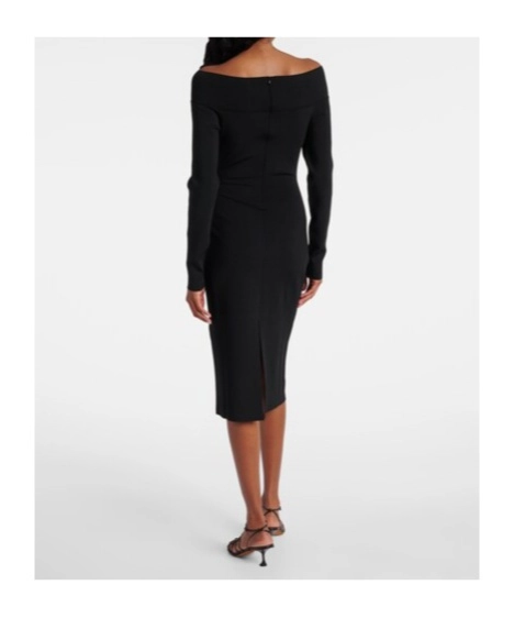 Stella McCartney Off-shoulder Jersey Midi Dress