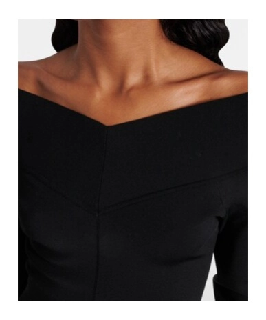 Stella McCartney Off-shoulder Jersey Midi Dress