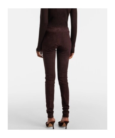 Stouls Mid-rise Suede Leggings