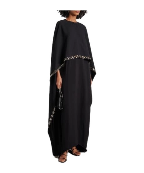 Stella McCartney Embellished Caped Maxi Dress