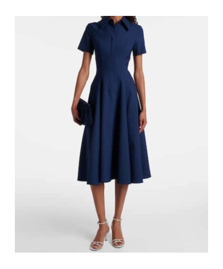 EMILIA WICKSTEAD Jody Shirt Dress - Blue