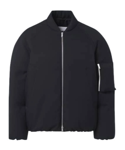 JIL SANDER Oversized Gabardine Down Jacket