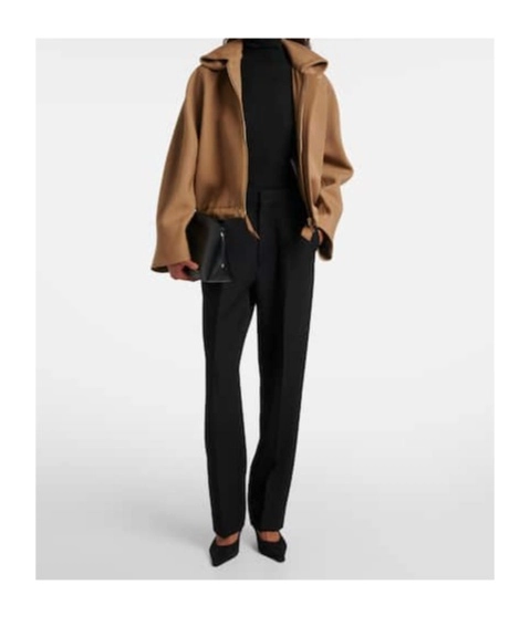 Victoria Beckham High-rise Virgin Wool Straight Pants