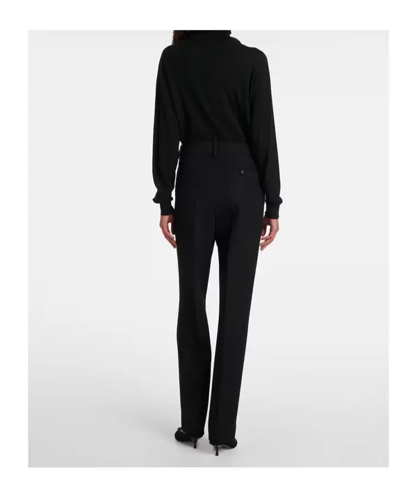 Victoria Beckham High-rise Virgin Wool Straight Pants