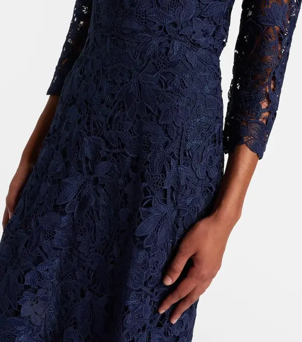 Monique Lhuillier Lace Gown