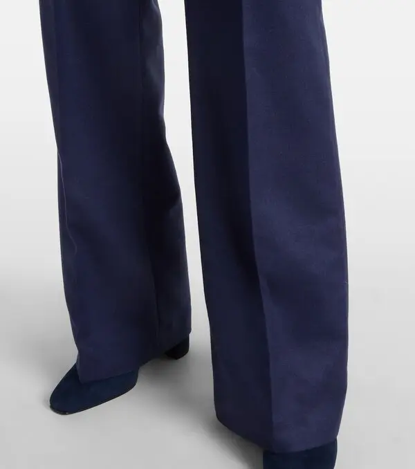 Gabriela Hearst Vesta Silk Flared Pants