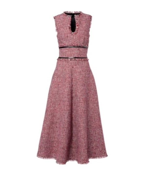 SAFIYAA LONDON Dorothy Tweed Midi Dress