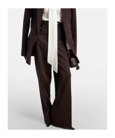 Stella McCartney High-rise Wool Wide-leg Pants