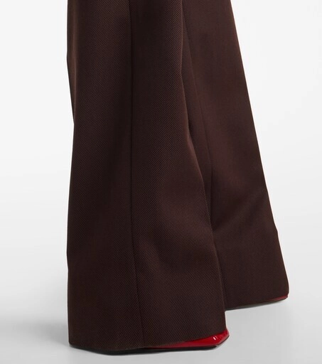 Stella McCartney High-rise Wool Wide-leg Pants