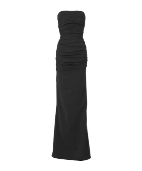 Maticevski Intoxicate Ruched Strapless Gown