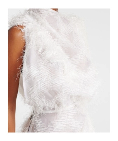 Maticevski Alabaster Silk-blend Gown