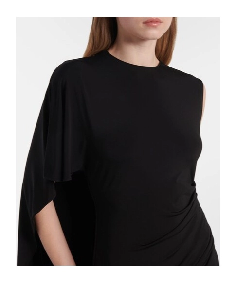 Stella McCartney Asymmetrical Sleeve Gown