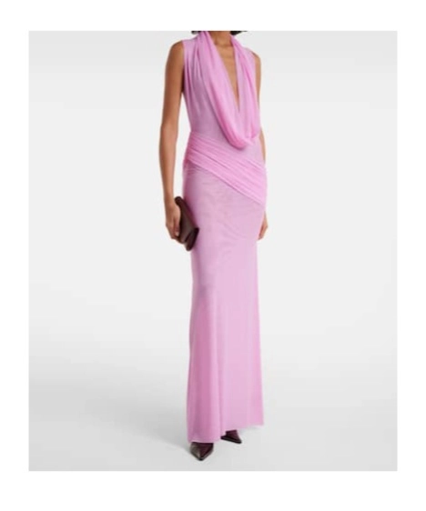 David Koma Semi-sheer Gown