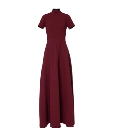 EMILIA WICKSTEAD Malinda Crêpe Gown - Brown