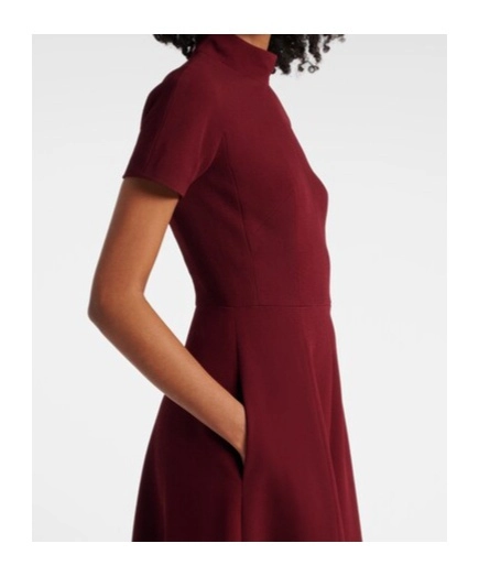 EMILIA WICKSTEAD Malinda Crêpe Gown - Brown