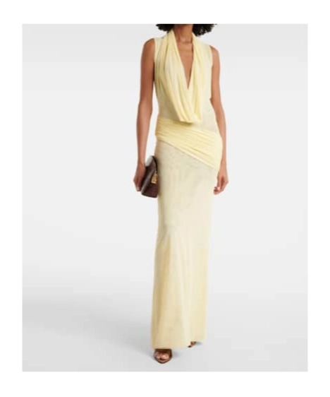 David Koma Semi-sheer Gown