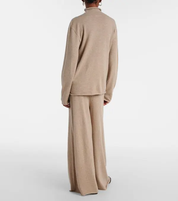 JIL SANDER Cashmere Turtleneck Top