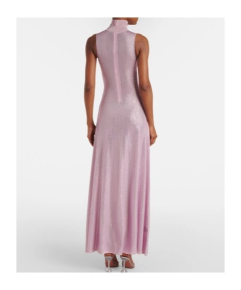 David Koma Ruched Sequined Maxi Dress