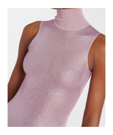 David Koma Ruched Sequined Maxi Dress