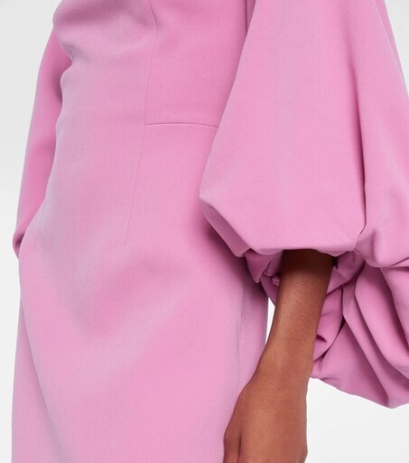 ROKSANDA Garance Balloon Sleeve Crepe Gown - Pink