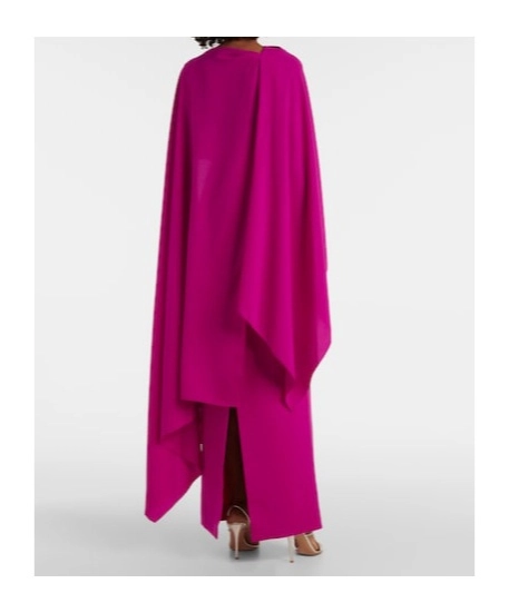 ROKSANDA Demetria Caped Crepe Gown